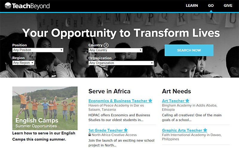 Easy Way for You to Search Open Jobs - TeachBeyond Global